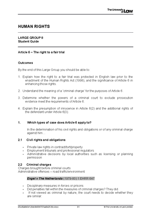 [Solved] is article 6 of the echr a absolute limited or qualified ...