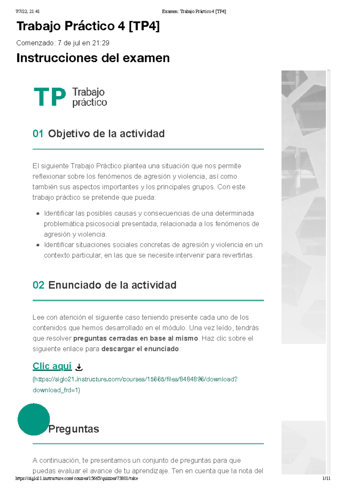Examen Trabajo Práctico 4 Tp4 71 7 Trabajo Práctico 4 Tp4