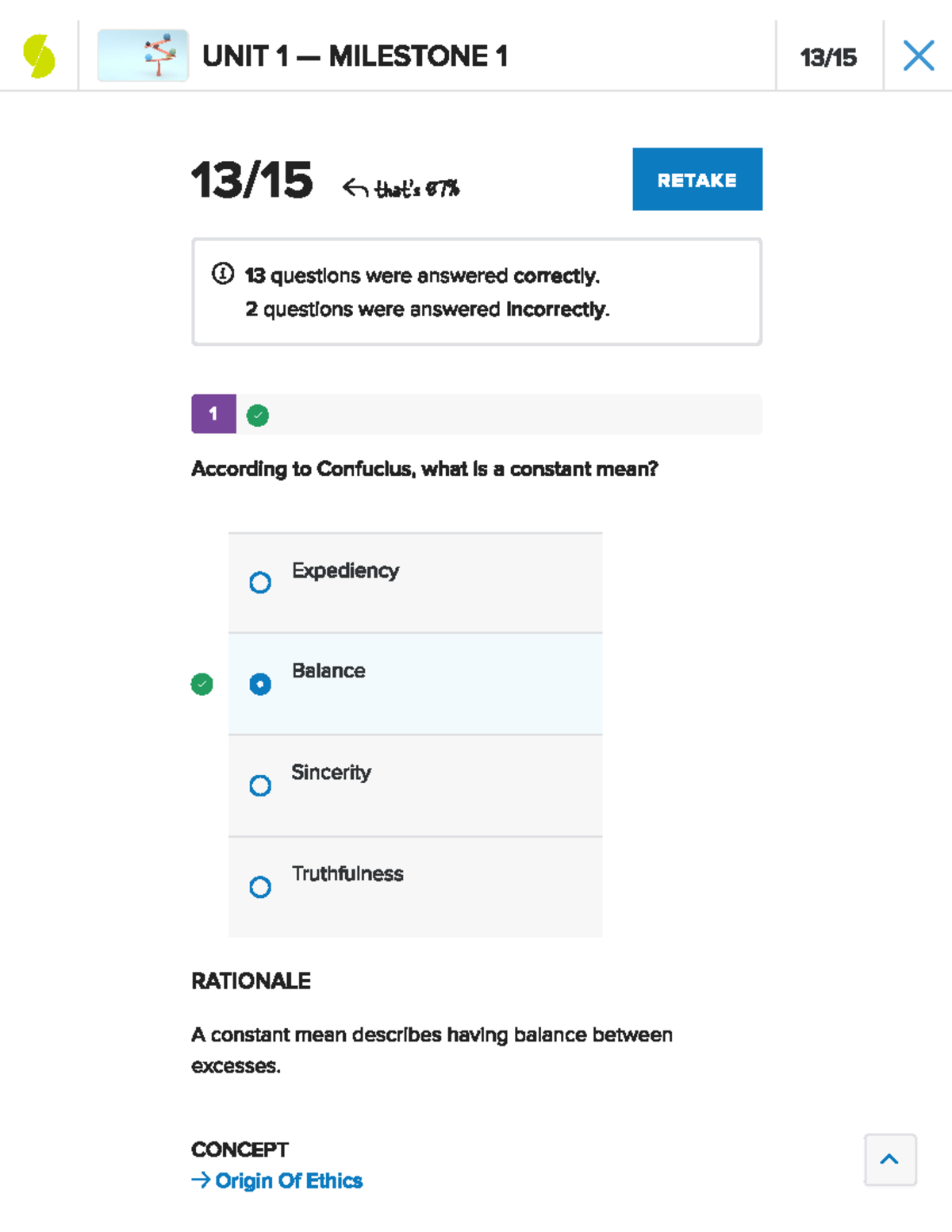 Sophia - Business Ethics - PHI316 - Unit 1 - Milestone 1 - 10 - PHI316 ...