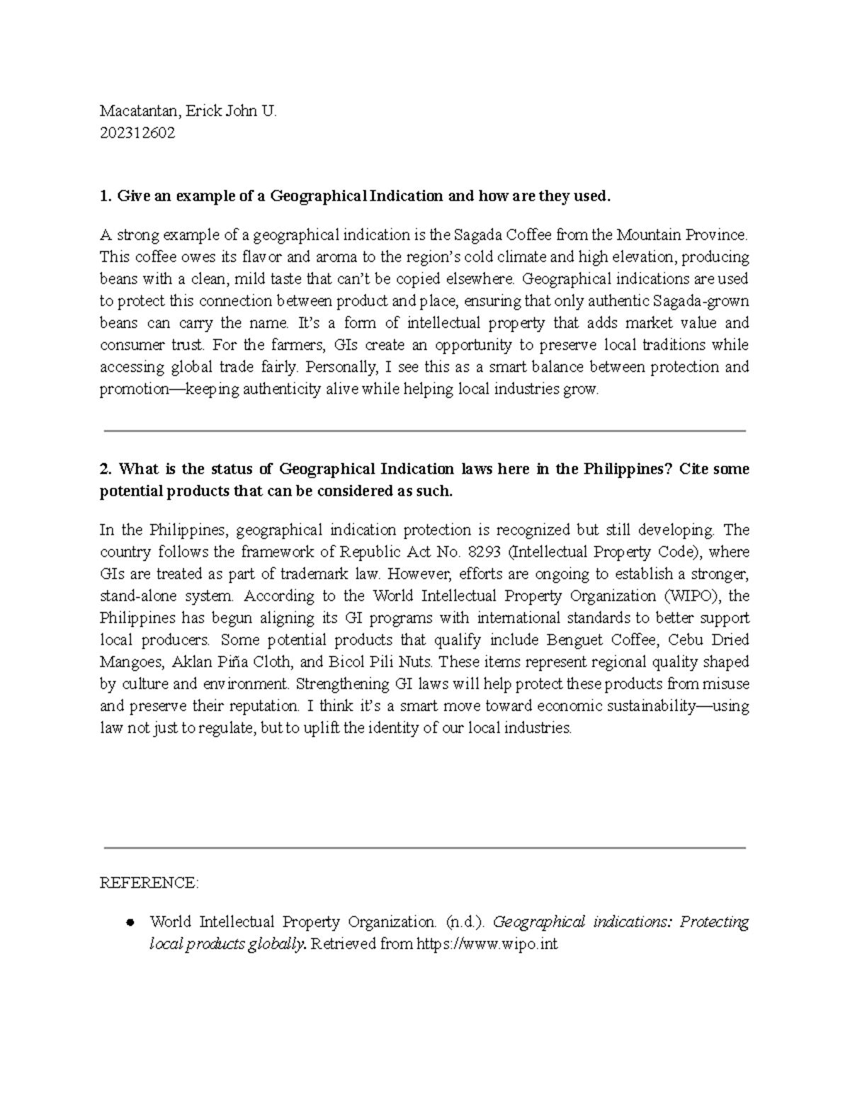 Geographical Indications in the Philippines: Status & Examples (50071 ...