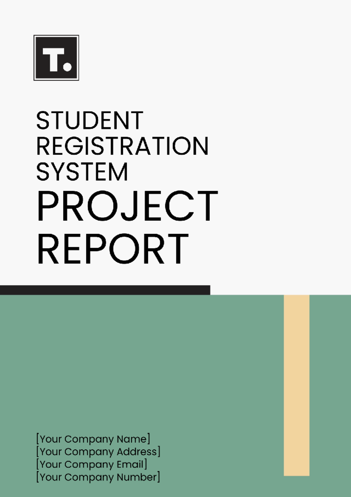 COMPANY Student Registration System Project Report Overview - Studocu