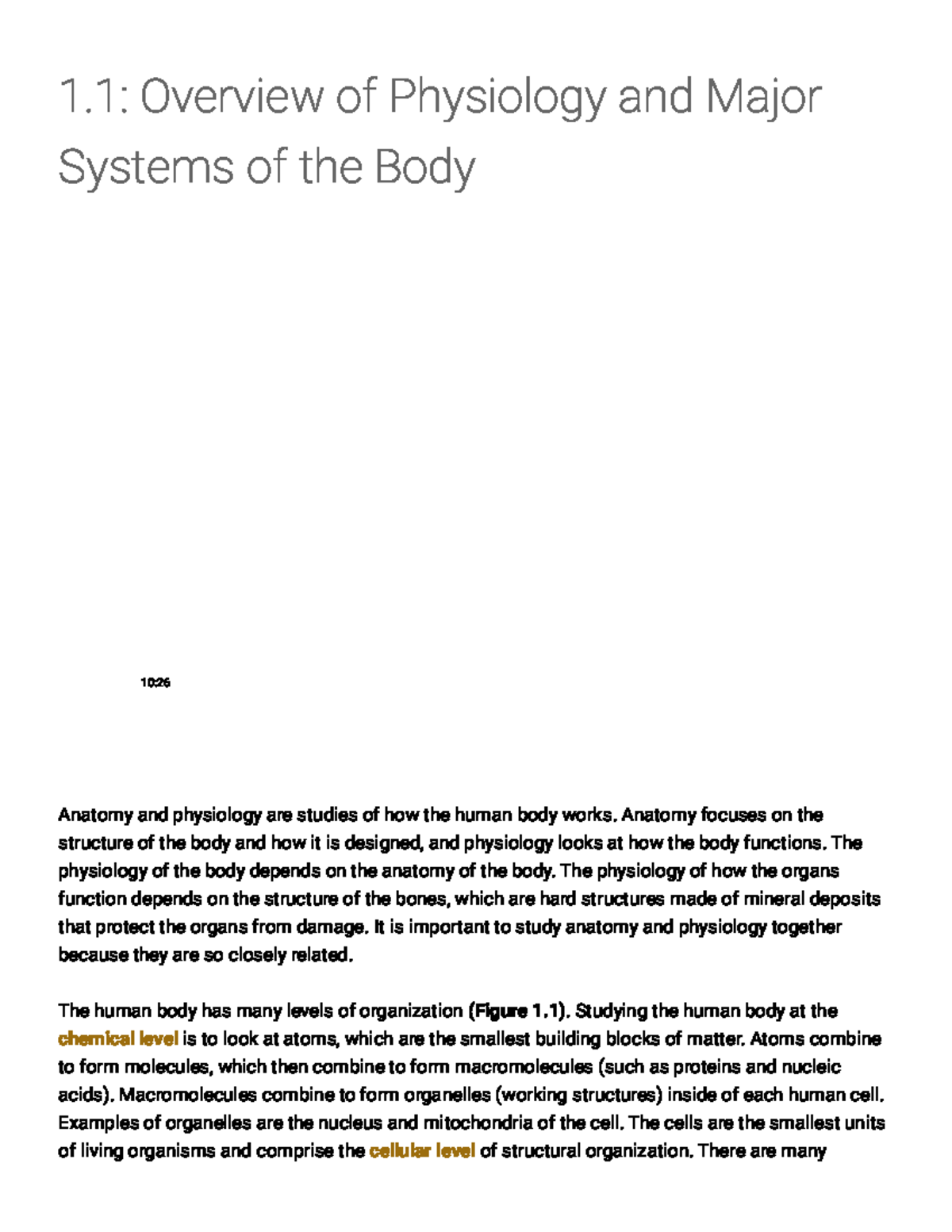 1.1: Overview of Human Physiology & Major Body Systems - Anatomy ...