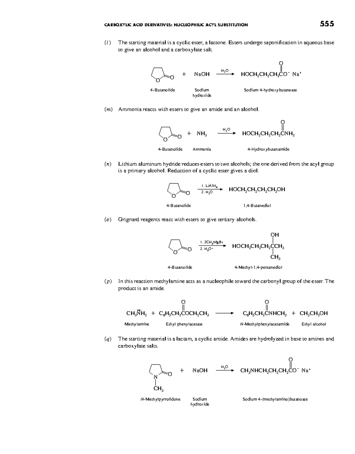 Organic Chemistry (CHEM 301): Carboxylic Acid Derivatives & Reactions ...