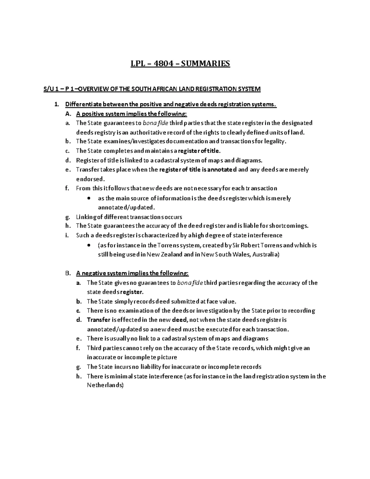 DEED OF SALE - DEED OF SALE - TEMPLATE - AGREEMENT OF SALE Entered into ...