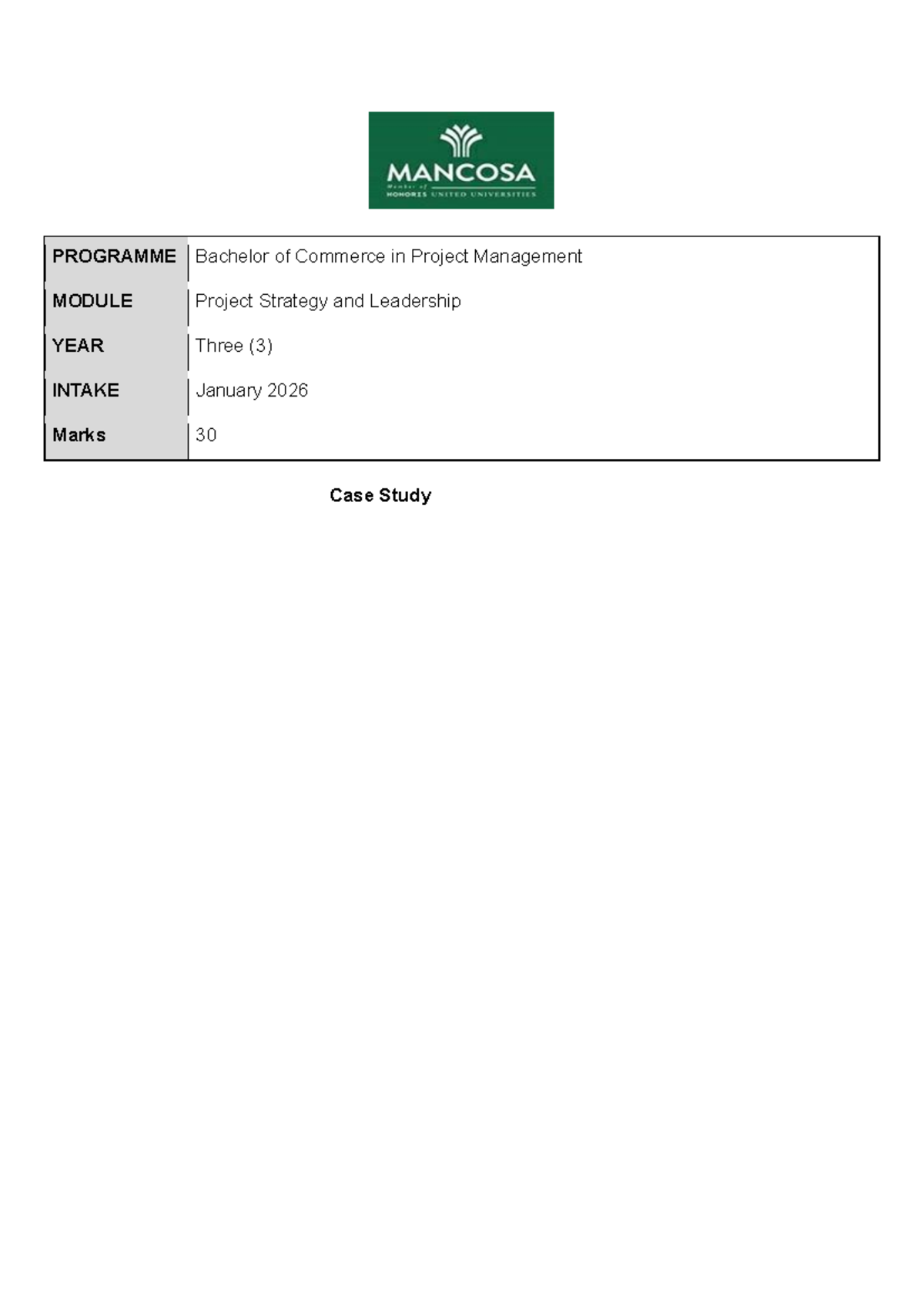 Cstudy Jan26 BPPM PSL Final Case Study Analysis - Studocu