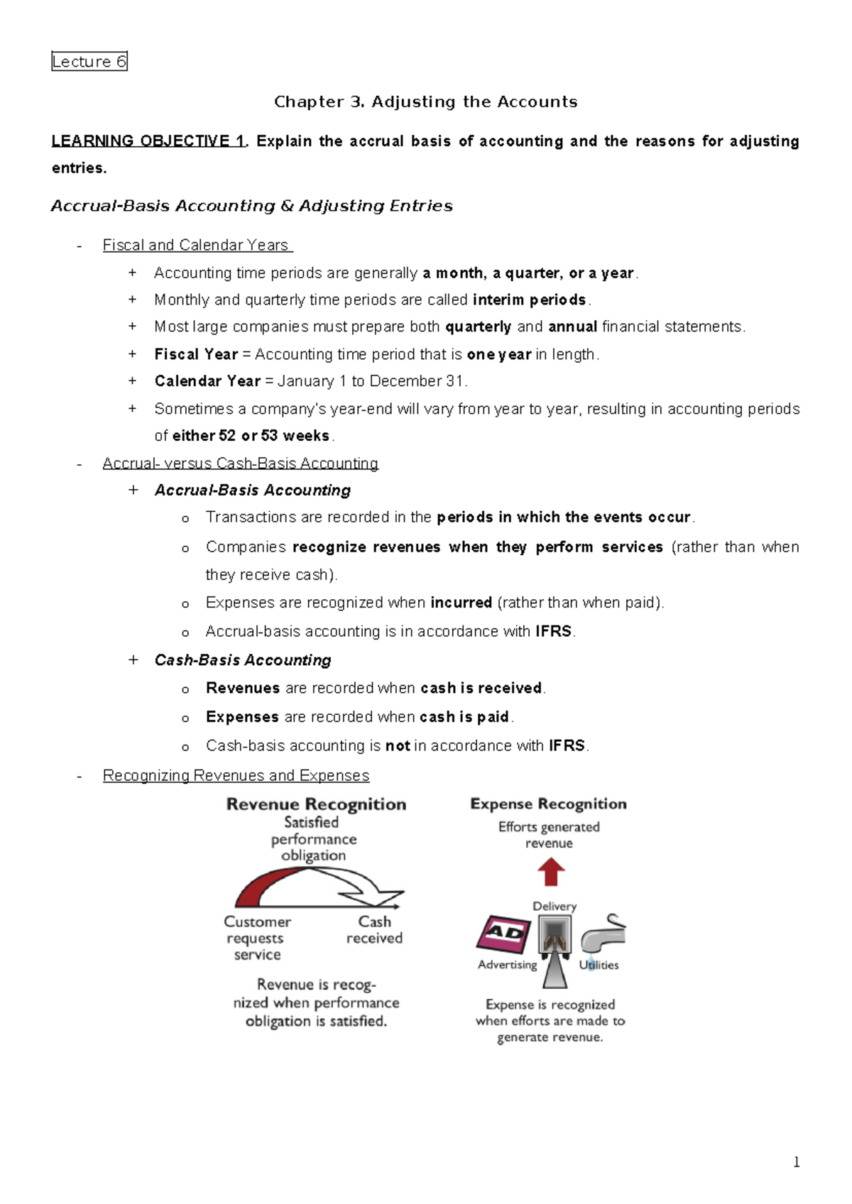 Chapter 3: Adjusting Accounts in Accrual-Basis Accounting (Lecture 6 ...