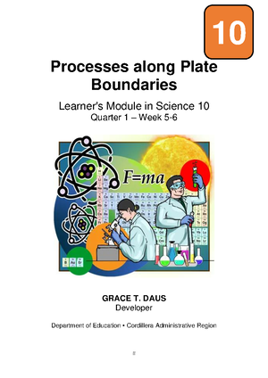Science 10 Q1 W4 LAS Types-of-Plate-Boundaries Tagaban Apayao - Types ...
