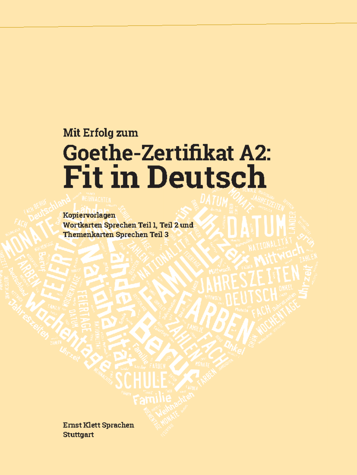 A2: Fit in Deutsch Sprechen Wortkarten Teil 1-3 Kopiervorlagen - Studocu