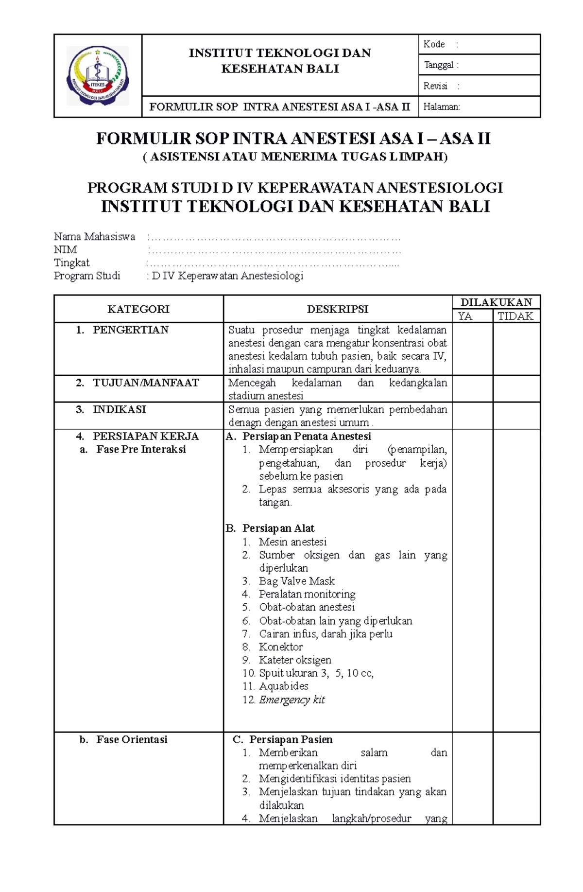 Laporan Asuhan Keperawatan pada Abnormal Uterine Bleeding (AUB) - Studocu