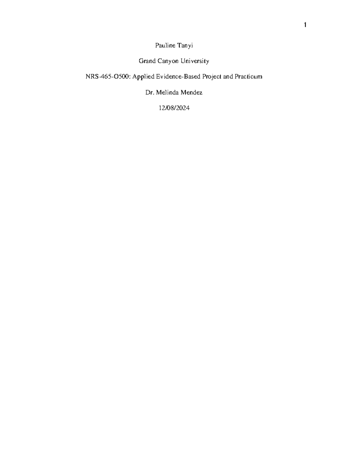 NRS-465 O500: Enhancing Discharge Planning to Reduce Readmissions - Studocu