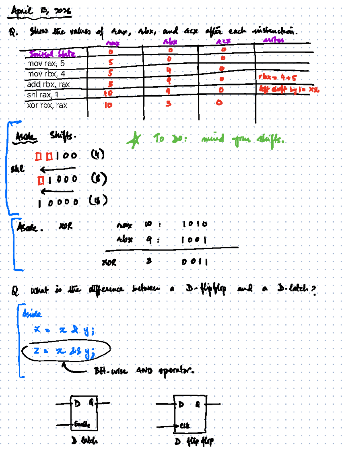 04-13 - Exam Review: RAX, RBX, and REX Operations Explained - Studocu