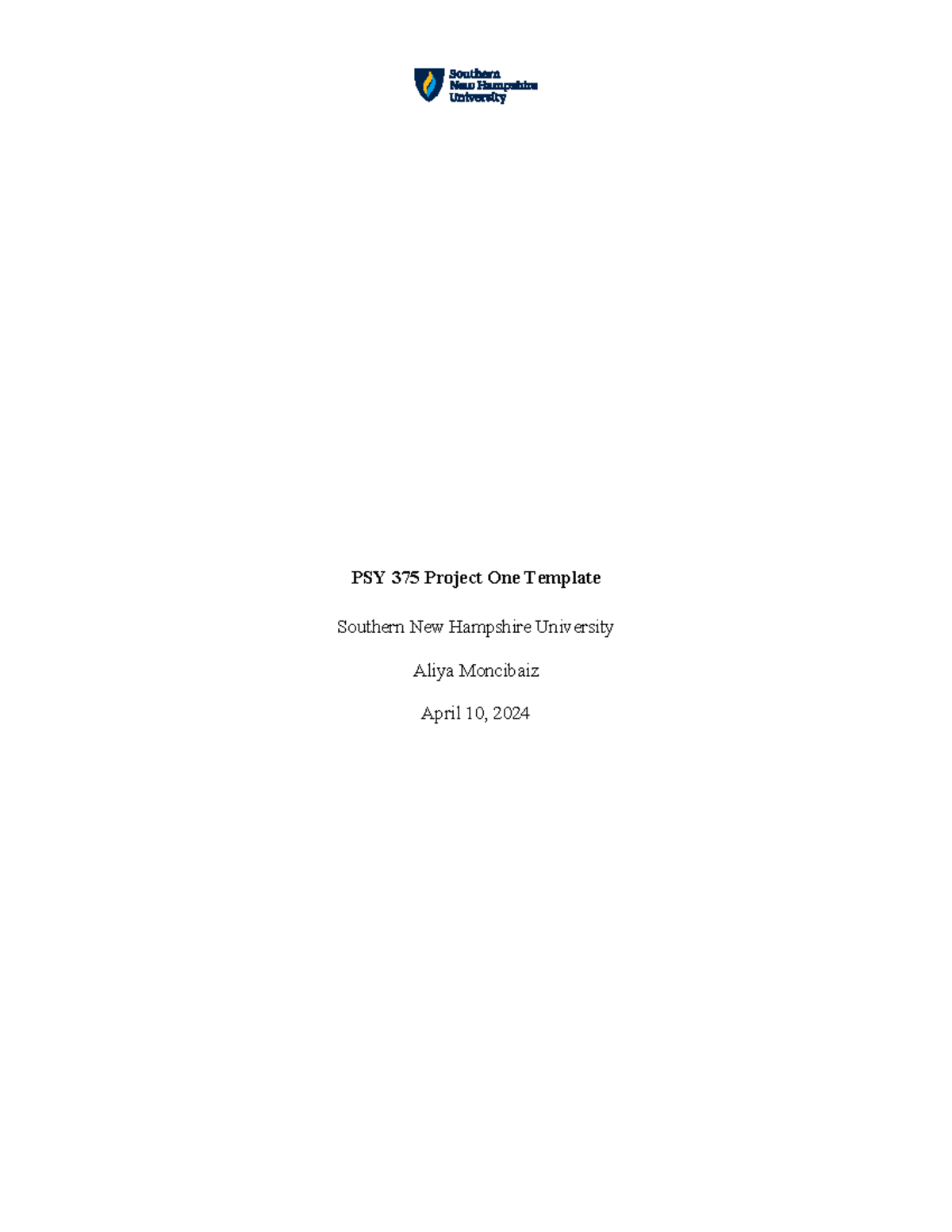 PSY 375 Project One: ADHD Child Clinic Intervention Overview - Studocu