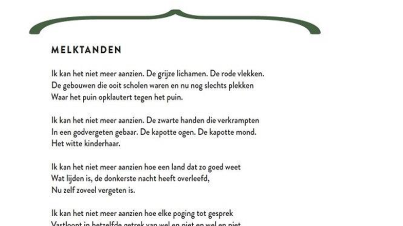 Gedicht: Melktanden - SOS Gaza Oproep tot Hulp - Studeersnel