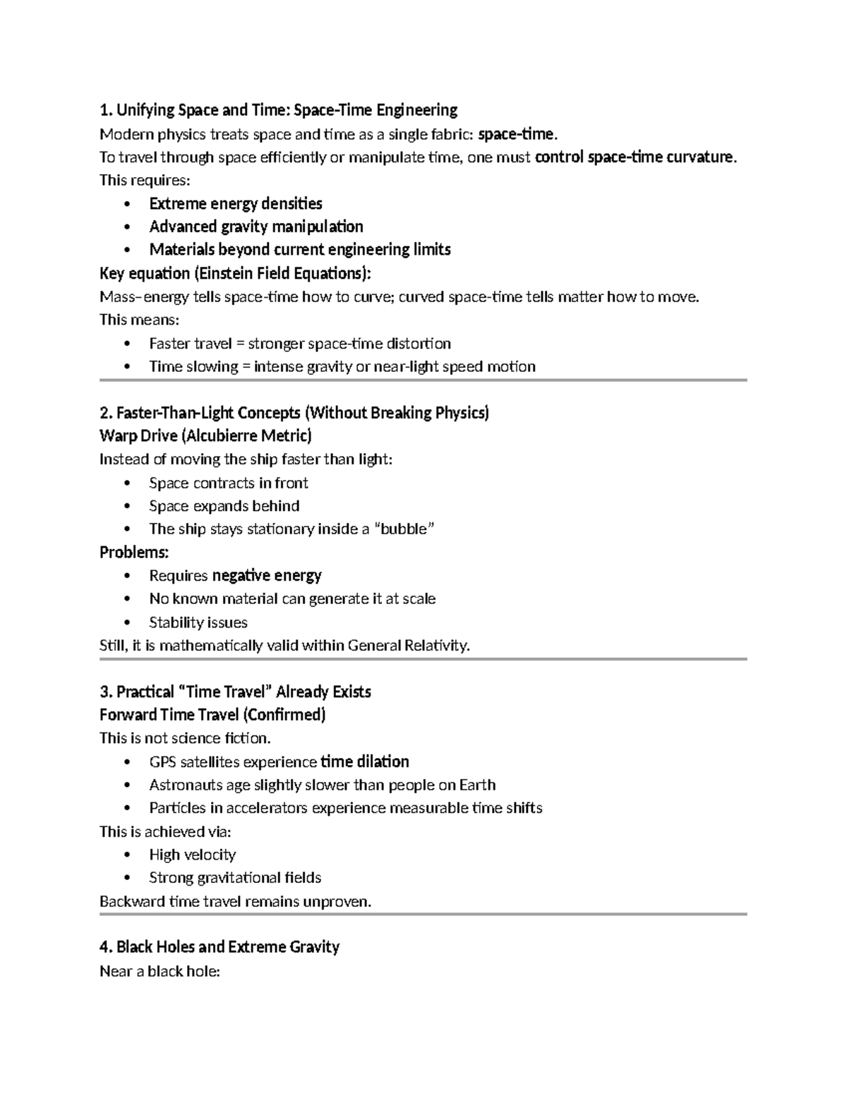 Engineering Modern Physics: Space-Time Unification Concepts (SPC 1 ...