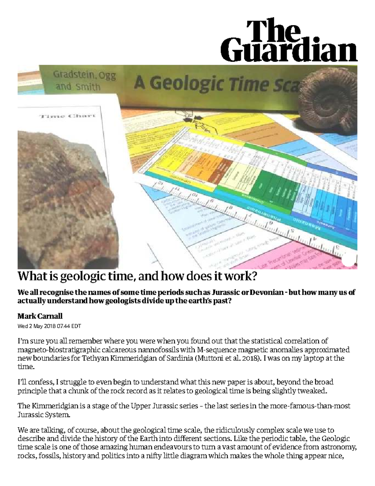 Understanding Geologic Time: A Review of Earth's Historical Divisions ...