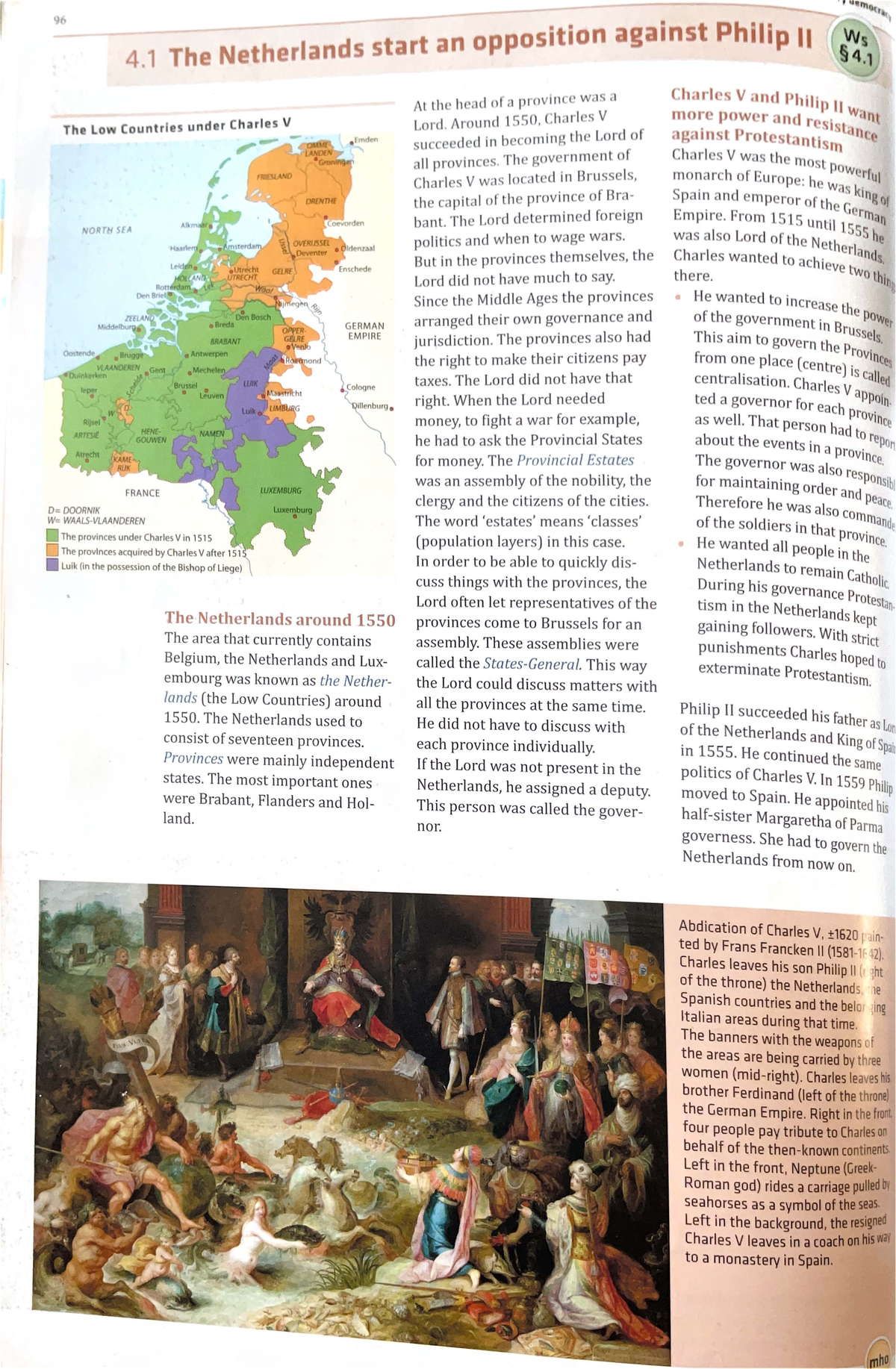 Ws 4.1 The Netherlands: Opposition Against Philip II and Centralization ...