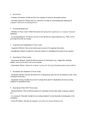 ISA summary - study material - Comprehensive Summary of International ...