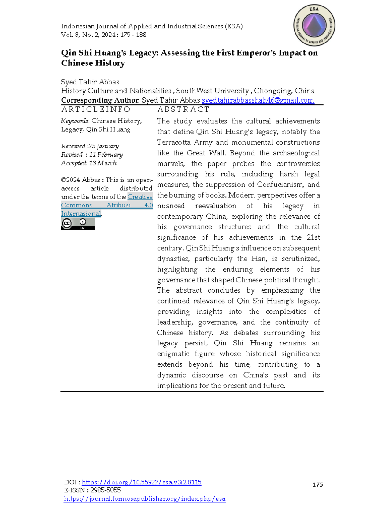 Qin Shi Huang's Legacy: A Comprehensive Analysis of China's First ...