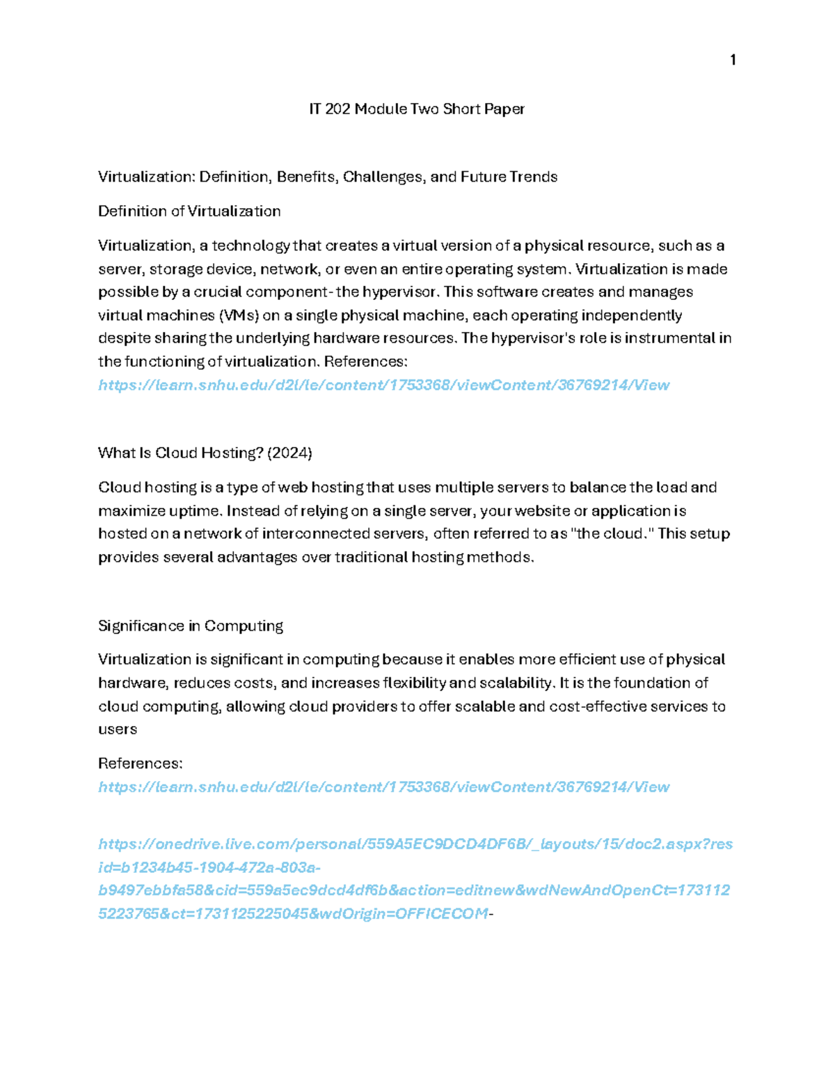 IT 202 Module Two Short Paper - IT 202 Module Two Short Paper ...