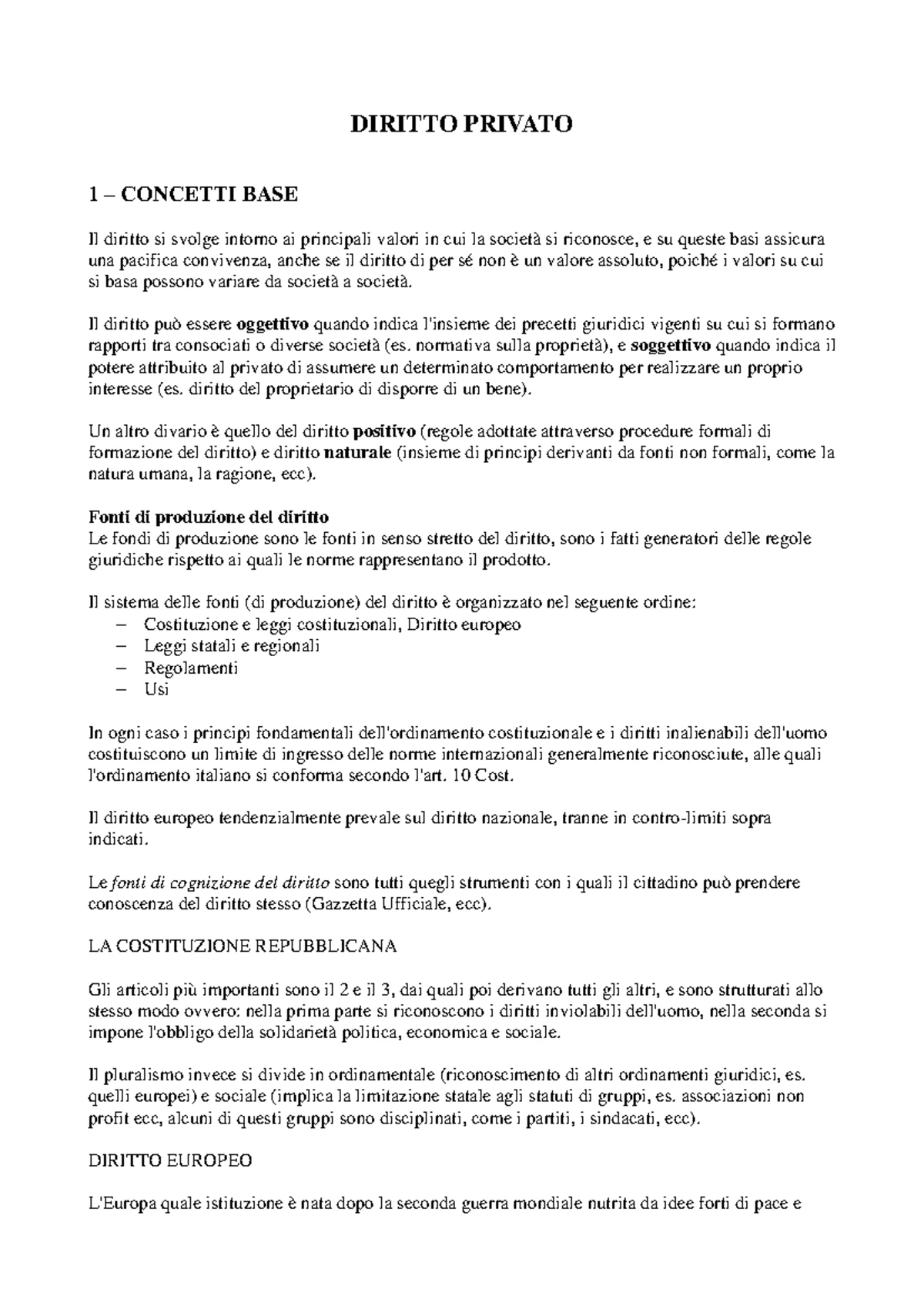 Schema di Contratto di Appalto Privato per Opere Edili - Studocu