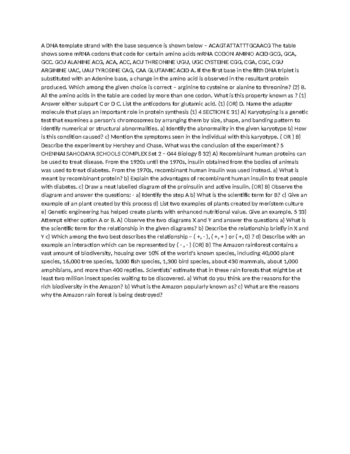 Biology 8 Final Exam: DNA, Proteins, and Genetic Engineering Insights ...