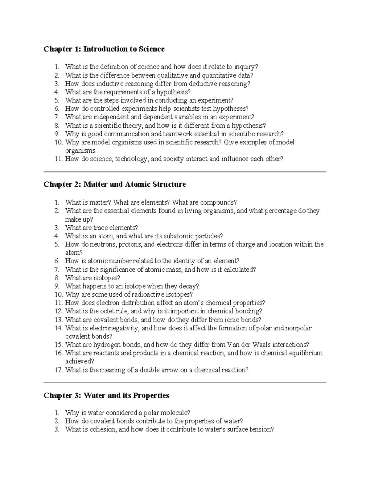 Biology Notes: Key Concepts in Science & Life (Course Code: BIO101 ...