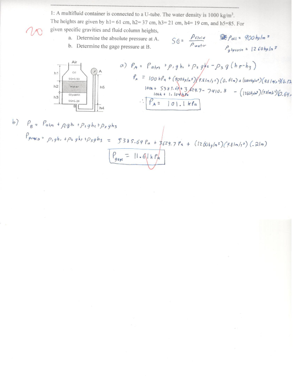 Midterm Exam Notes for Thermodynamics (ENGR 2301) - Studocu