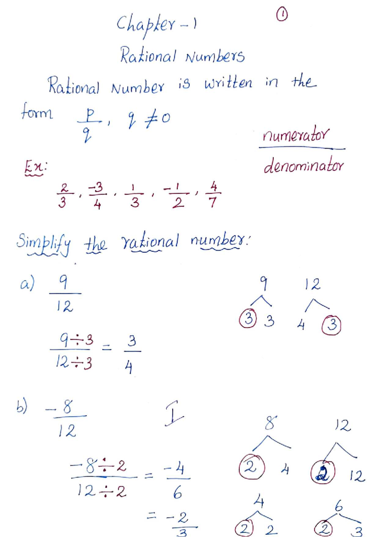 MAT 101 Chapter 1 Part 2: Rational and Irrational Numbers Overview - Studocu