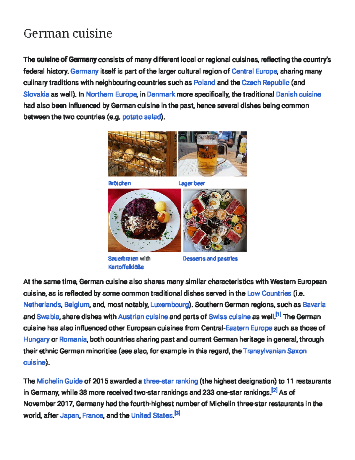 German Cuisine: A Comprehensive Overview of Regional Dishes and ...