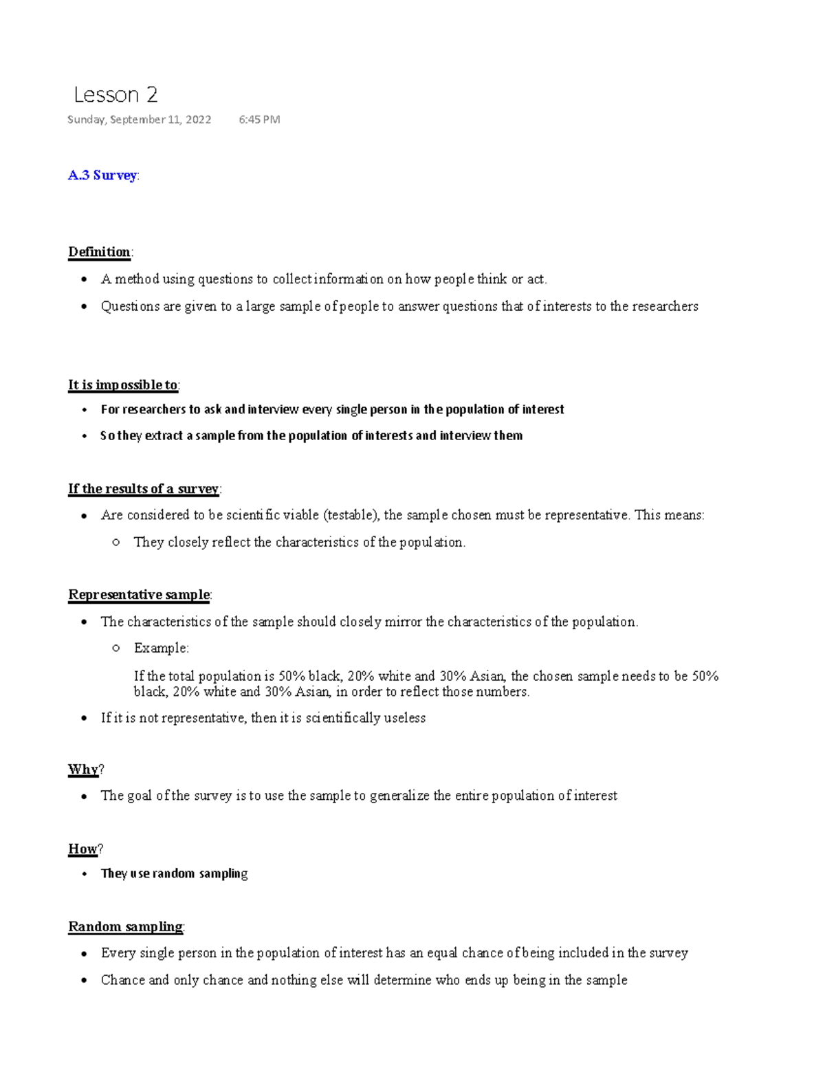 Lesson 2: Understanding Surveys and Correlational Research in ...
