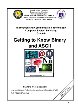 TLE 9 Q1 Module 1 Entrepreneurship - English – Grade 7 9 Technology and ...