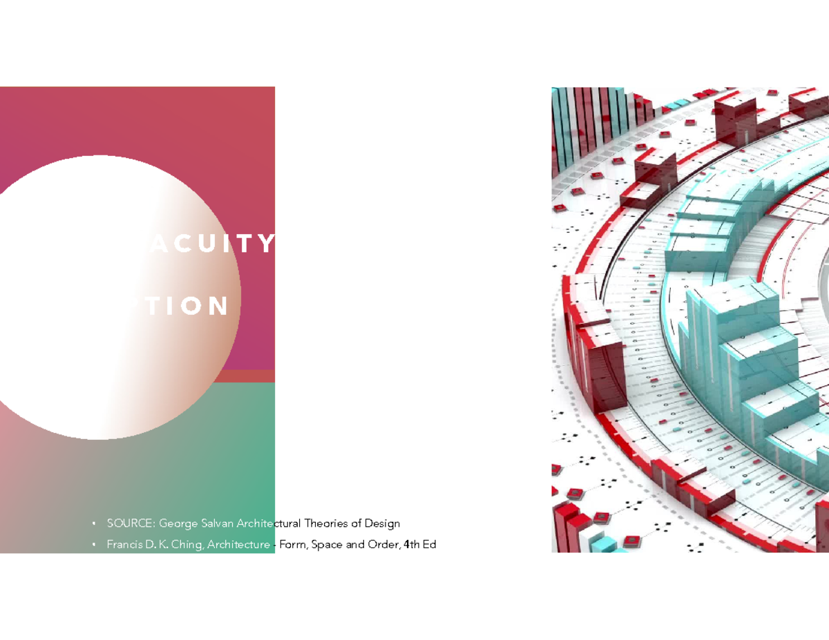 TOA-1 Topic-5: Visual Acuity and Perception in Architecture - Studocu