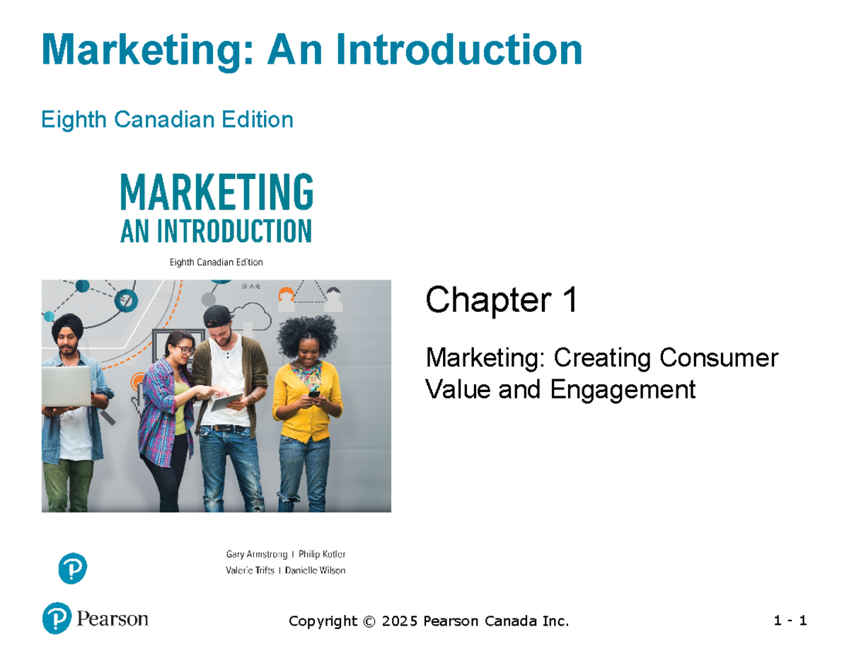 Chapter 1 - Intro to Marketing Concepts & Strategies (MKT101) - Studocu