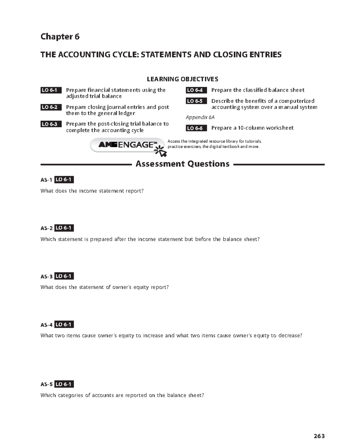 Ch 6 Workbook - Answers to Accounting Cycle Questions - Studocu