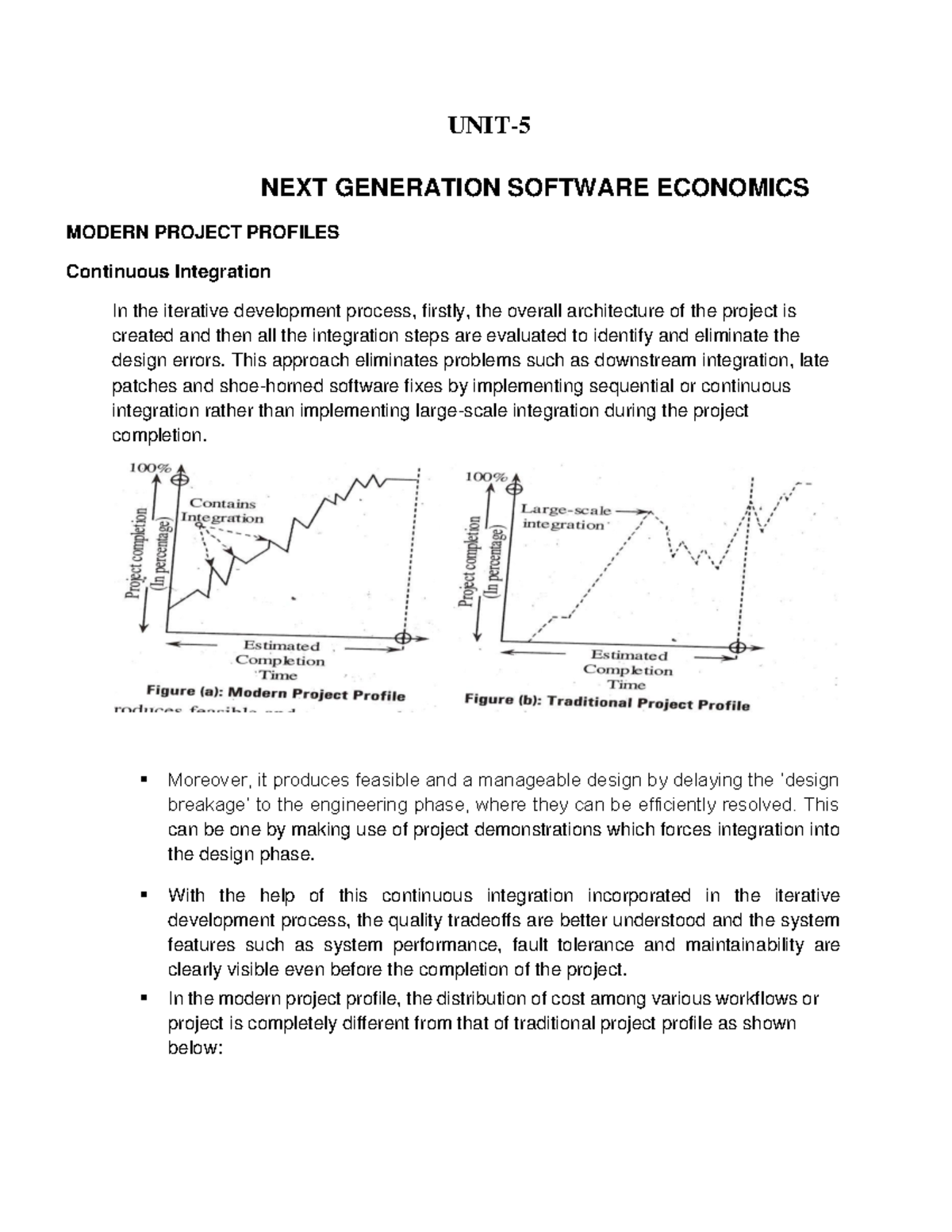 SPPM UNIT-5: Insights into Next Generation Software Economics - Studocu