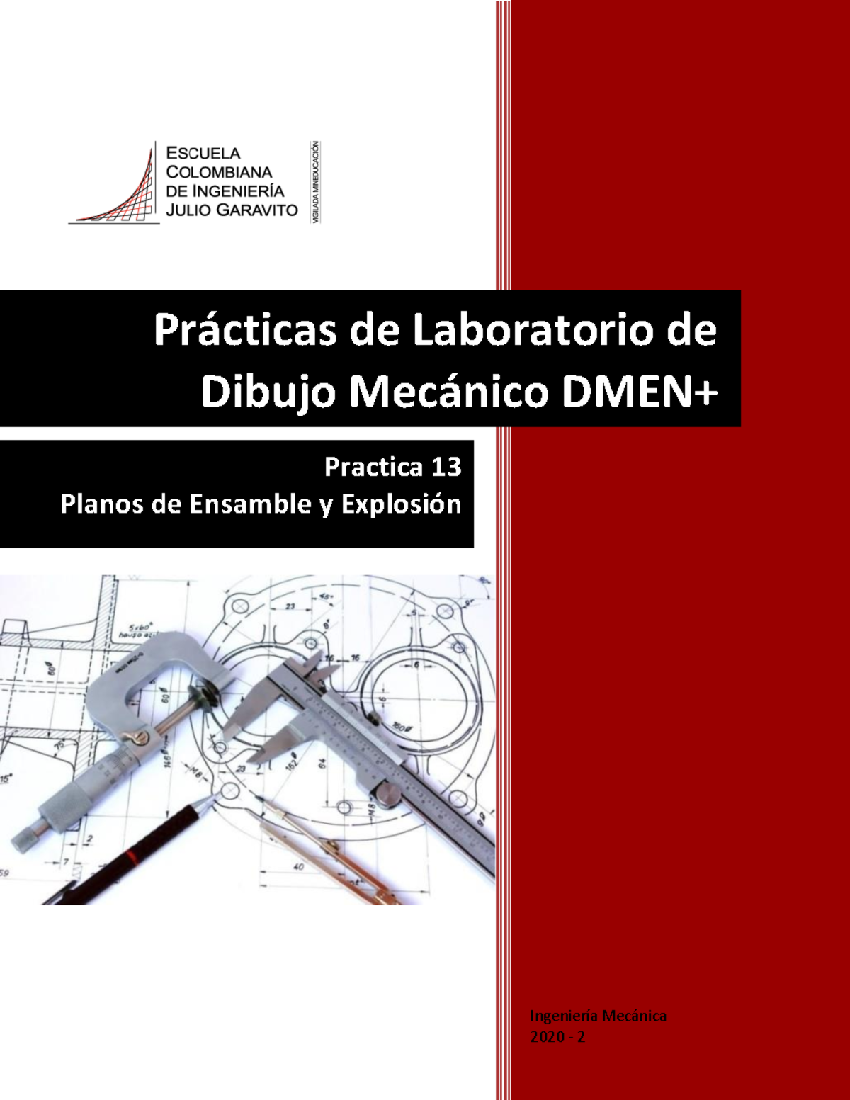 Práctica 13 - Planos de Ensamble y Explosión en Autodesk Inventor - Studocu