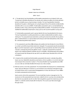 Children's Lit task 1 - Task 1 - Paige Maxwell Children’s Literature C ...