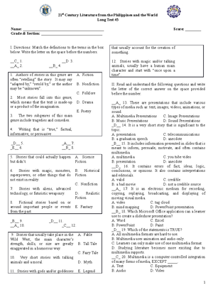 emergency learning kit - Republic of the Philippines Department of ...