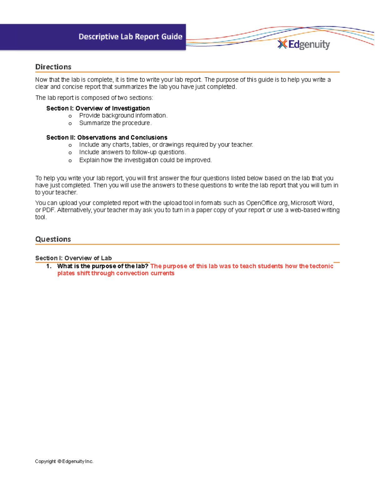 Earth Science - Lab Report Writing Guide and Tips - Studocu