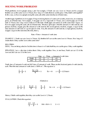 Distance Problems: Strategies and Examples for DRT Calculations - Studocu