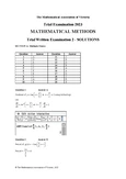 2024 Maths Methods Units 3 & 4 Trial Exam 1 Solutions - Studocu