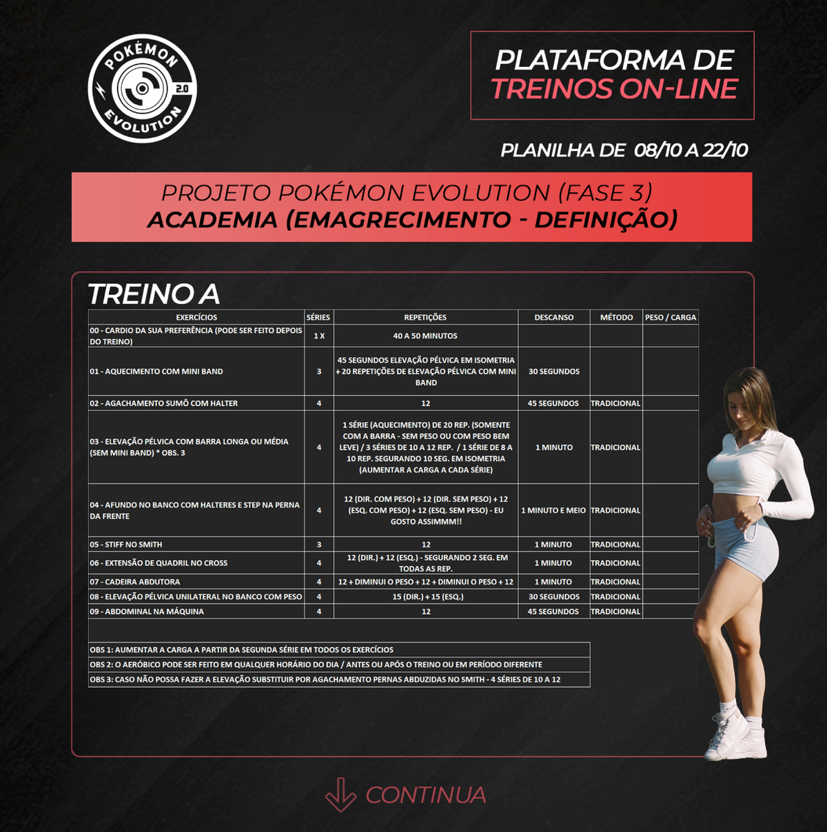 Projeto POKÉMON Evolution 2.0 (FASE 3) Academia ( Emagrecimento ...