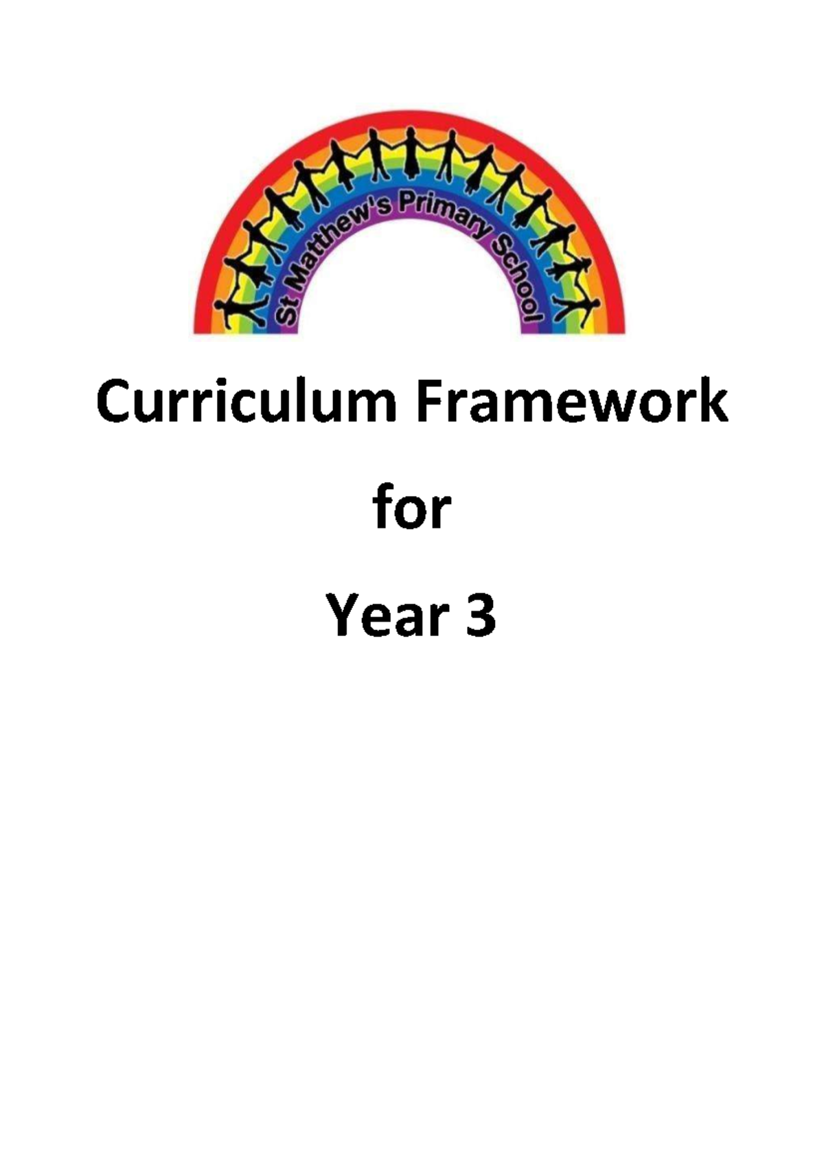 Curriculum Framework for Year 3: National Curriculum Overview - Studocu