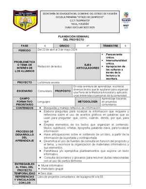 Proyecto 2do Grado Semana 06 Lo Que Nos Gusta y Lo Que Nos Disgusta ...