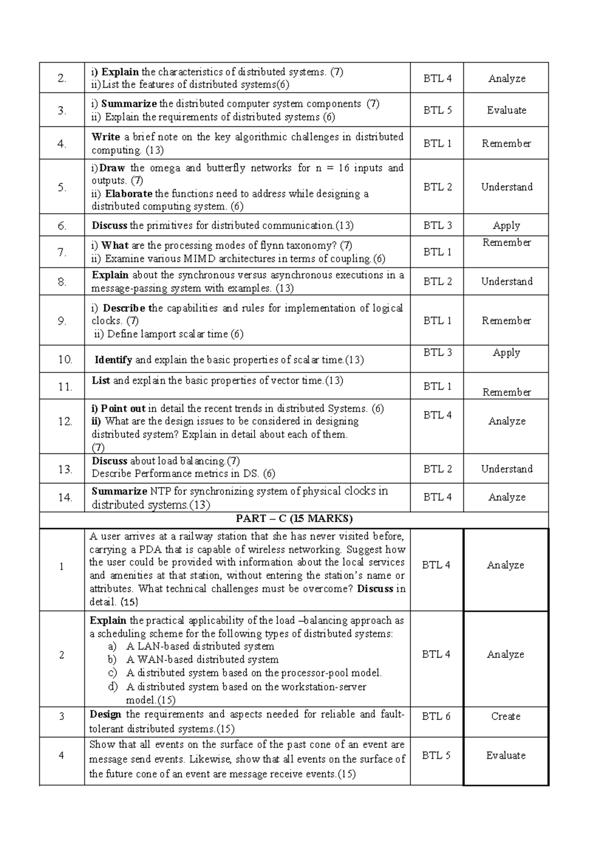 Distributed Systems Exam Questions and Solutions - CSE 2023 - Studocu