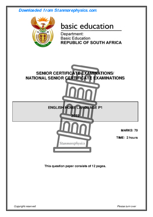 GP Physical Science Grade 12 June 2024 P1 and Memo - JUNE EXAMINATION ...