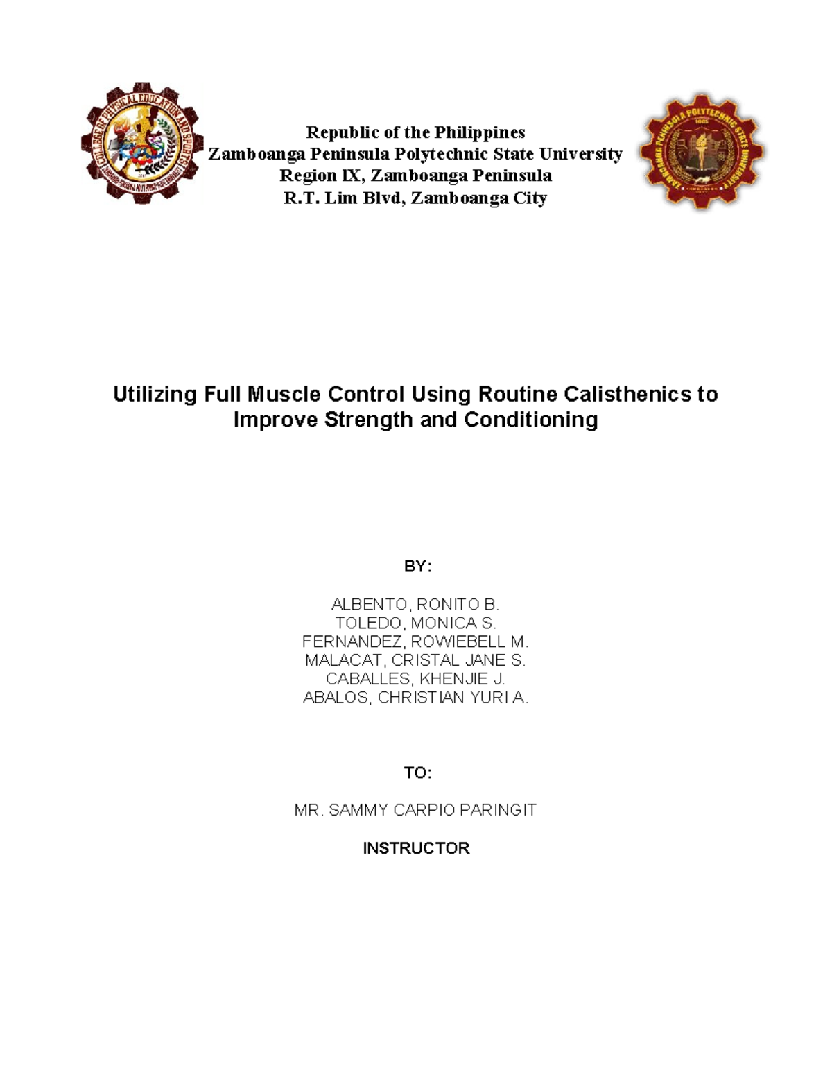 Case Study: Utilizing Full Muscle Control in Calisthenics for Strength ...
