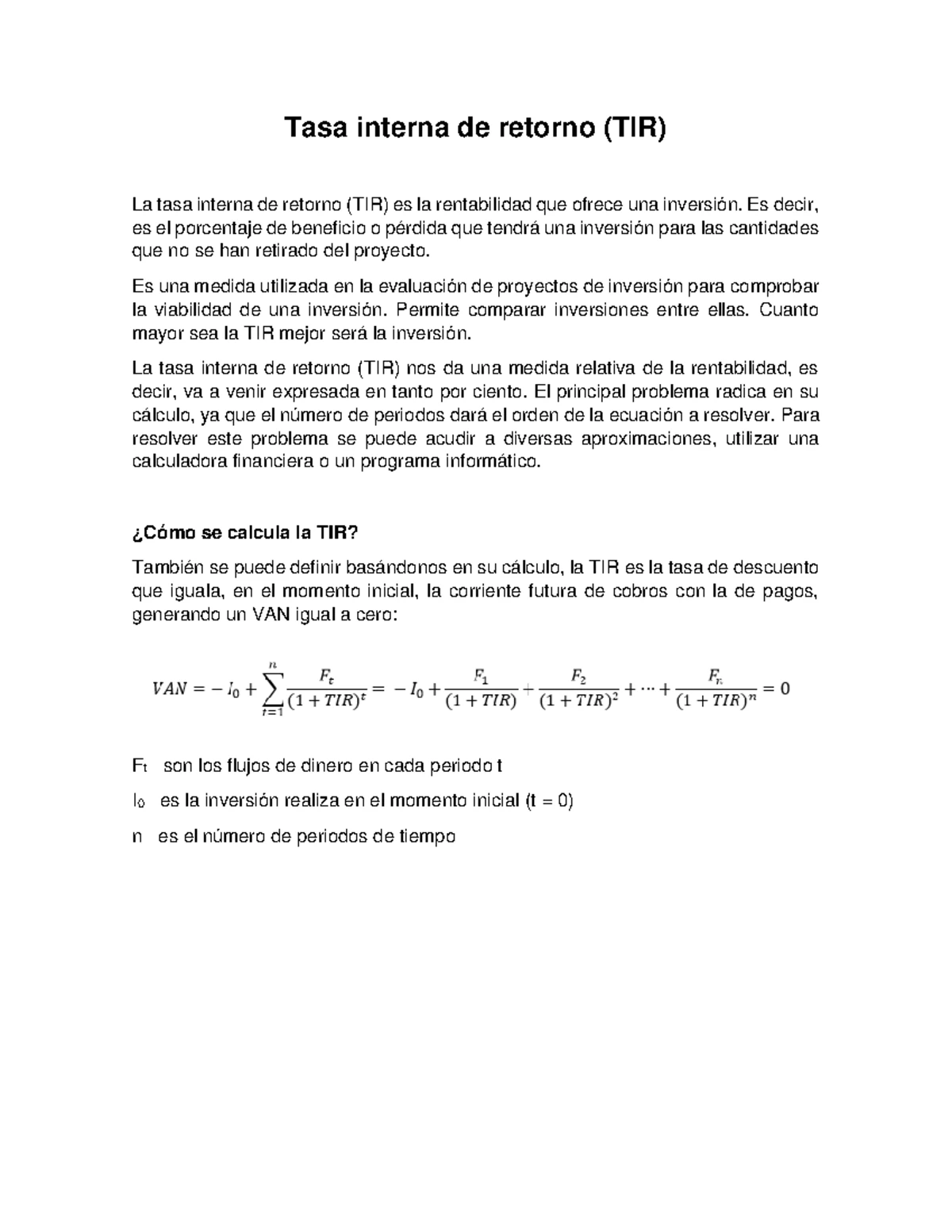 Tema 2: Método del Valor Anual - Ventajas y Ejemplos Prácticos - Studocu