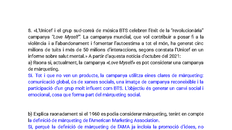 Activitats 14 11 - Ejercicios funcionament de l'empresa - «L’Unicef i ...