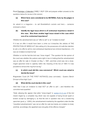 Woolmington v DPP (burden of proof) - Woolmington v DPP [1935] A 462 ...